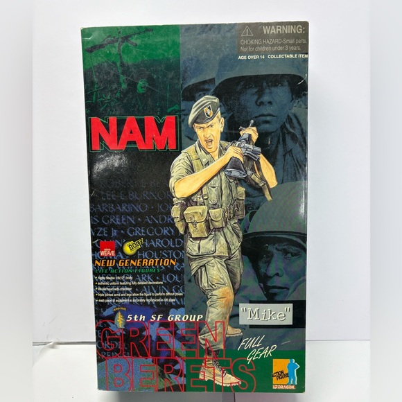 Toys | Green Berets 5th Sf Group Mike 16 Dragon 12 Figure Nam Full Gear ...